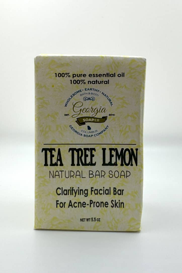 Tea Tree lemon: Natural Bar Soap – Georgia Soap Company