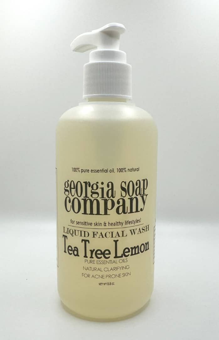 Liquid Facial Wash: Tea Tree Lemon – Georgia Soap Company