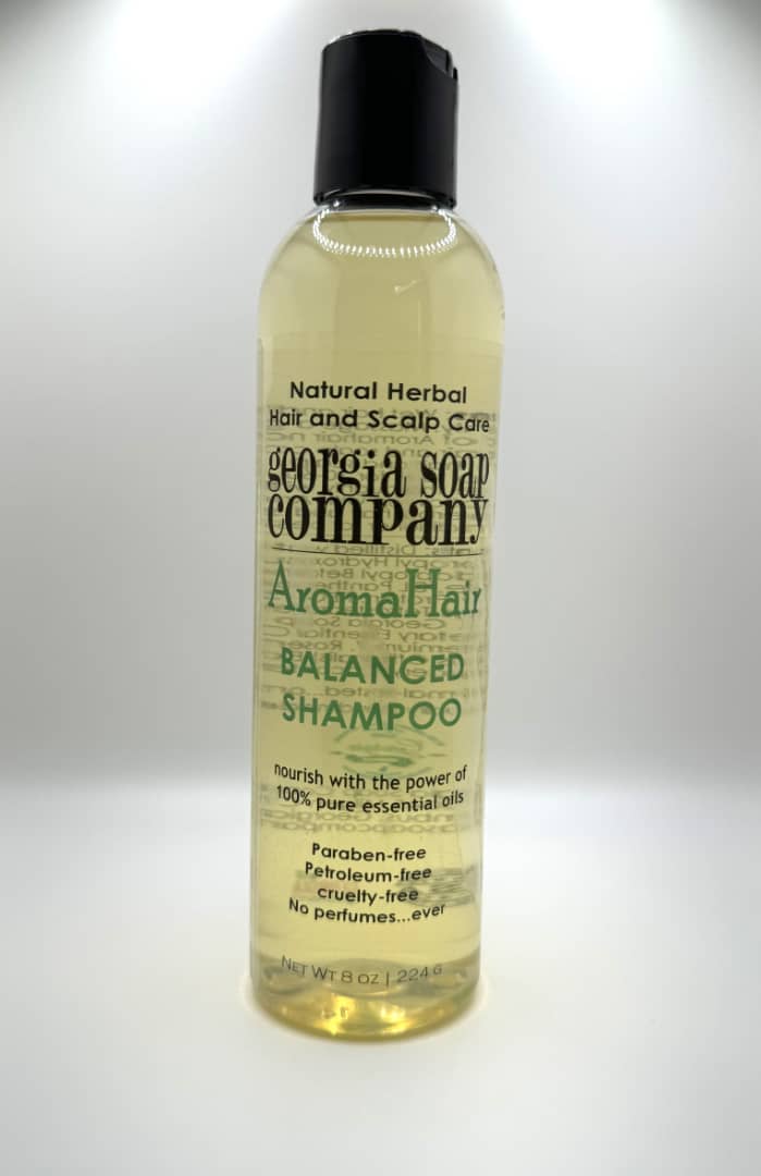 Aroma Hair: Balanced Shampoo 8 oz – Georgia Soap Company